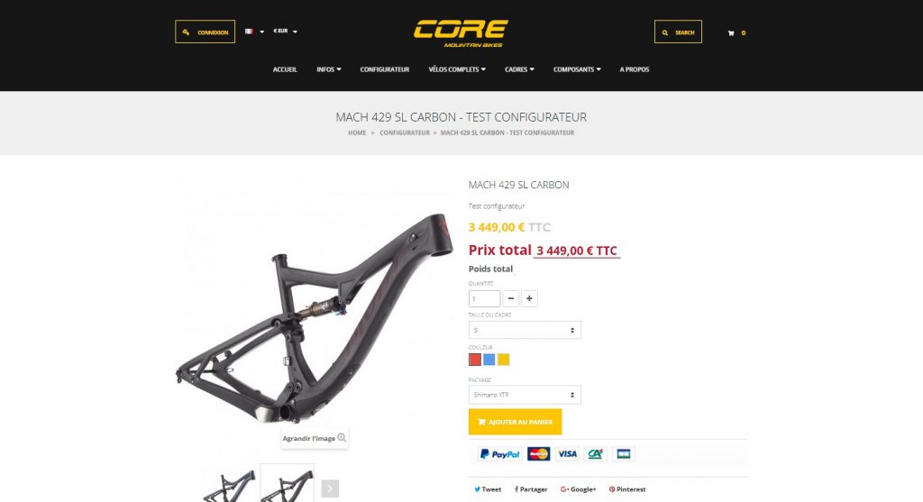 Core MTB : nouvelle dimension pour le montage à carte