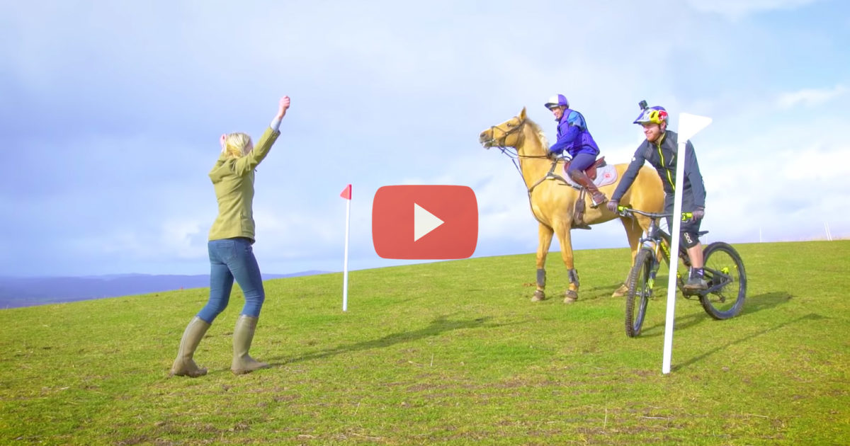 Danny Macaskill face à un cheval ! ⋆ Vojo